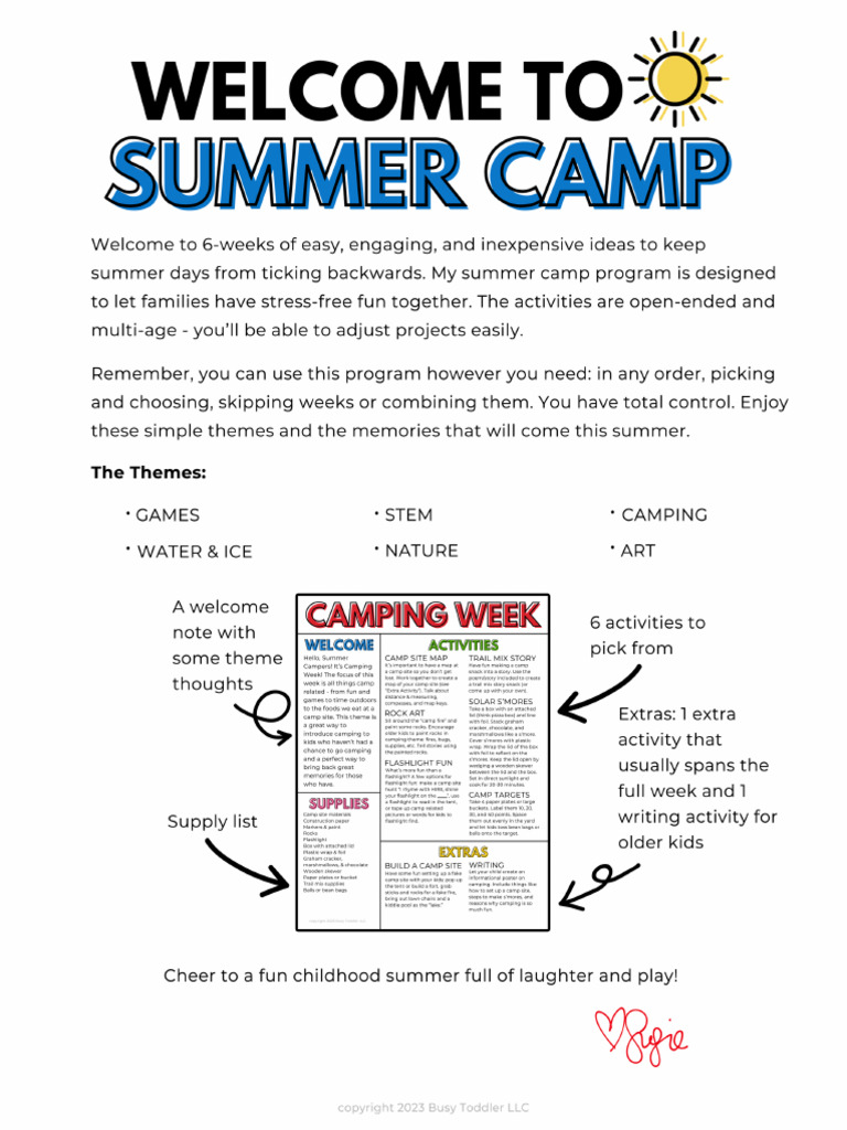 Summercamp 2023 | PDF
