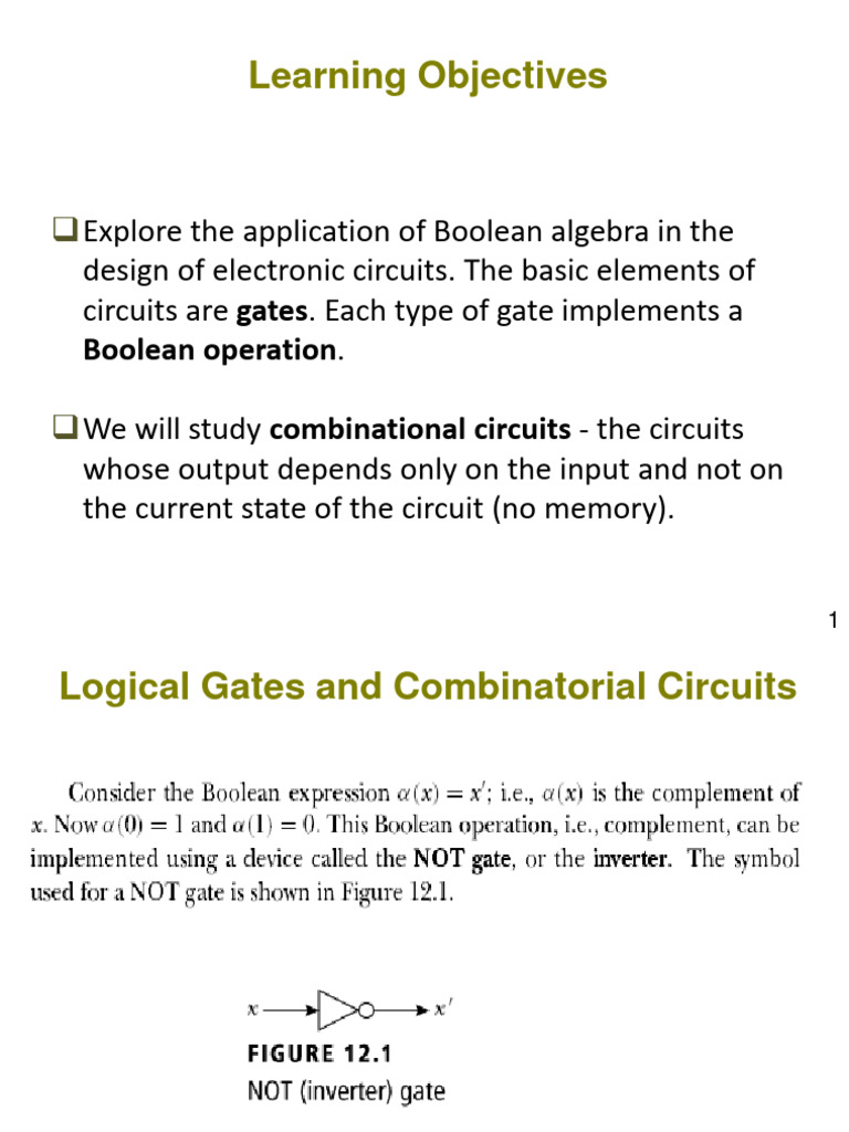 Logic Gates | PDF | Logic Gate | Electronic Circuits