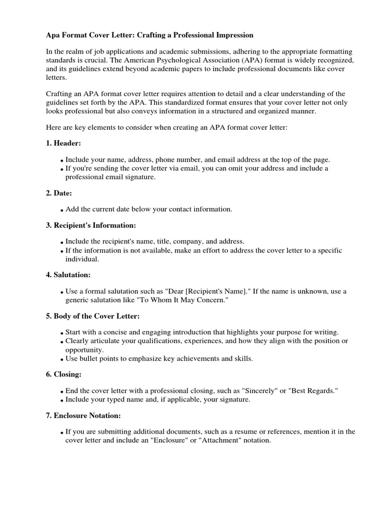 Apa Format Cover Letter | PDF | Apa Style | Http Cookie