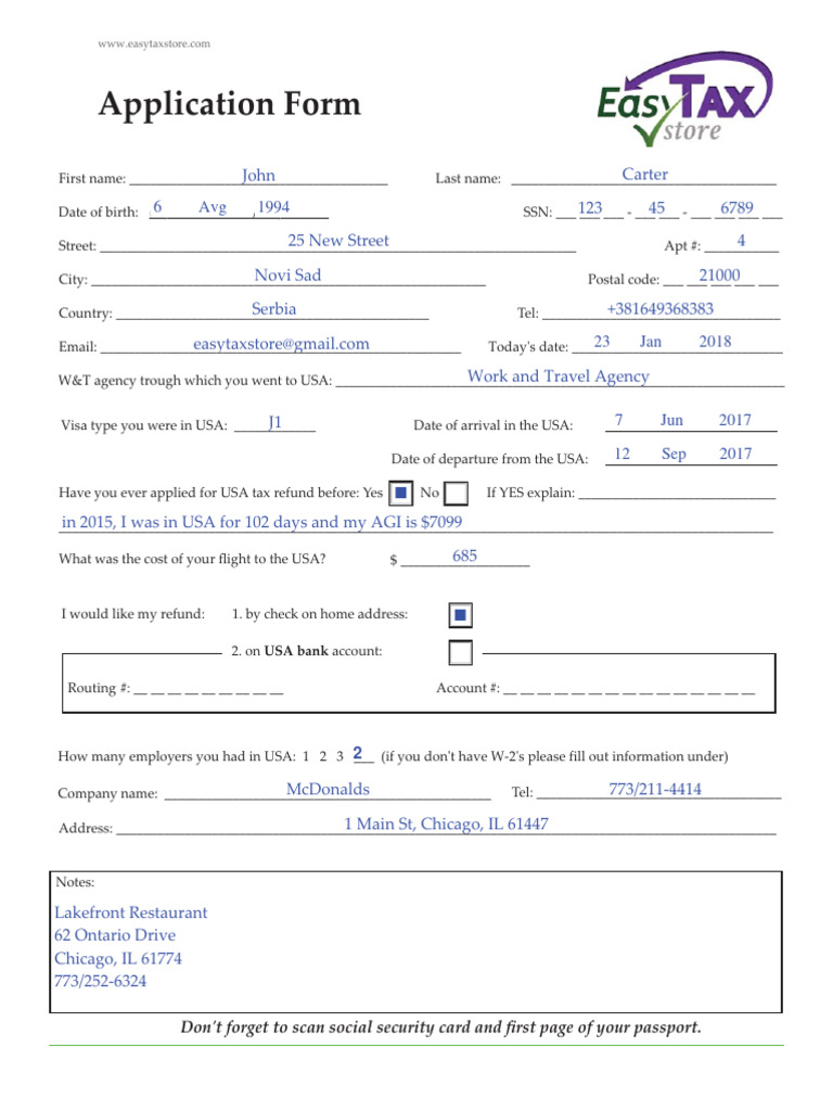 Exmple Filled Documentation Eng Pdf