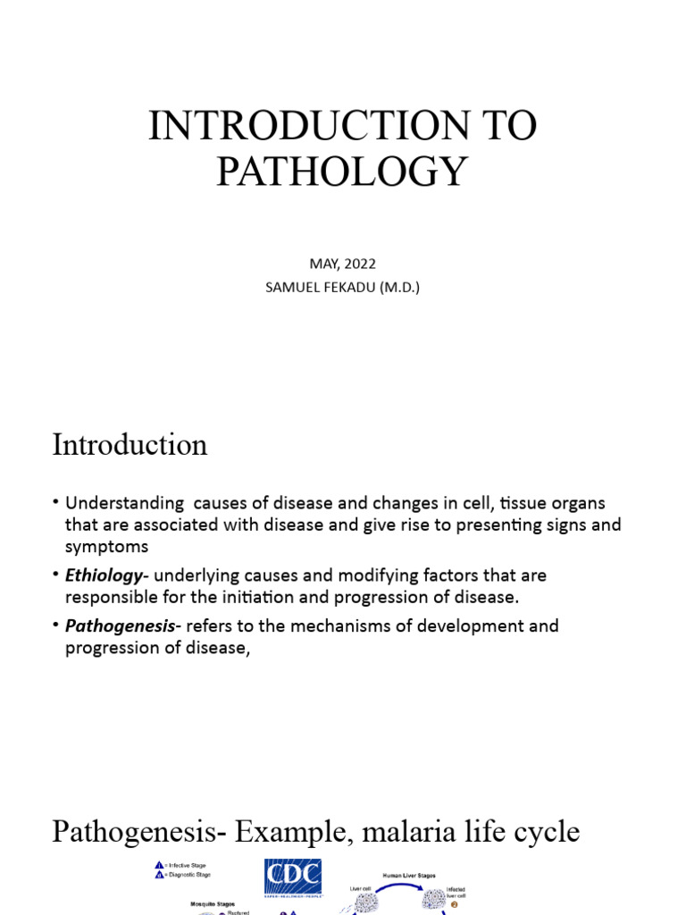 Introduction To Pathology | PDF | Pathology | Cytopathology