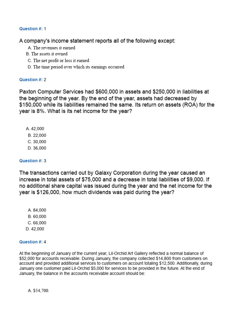 Income Statement and Account Adjustments | PDF | Debits And Credits ...