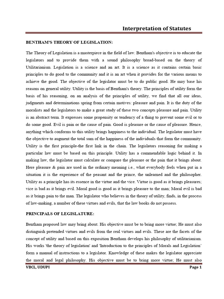 IOS Unit V Part I | PDF | Utilitarianism | Pleasure