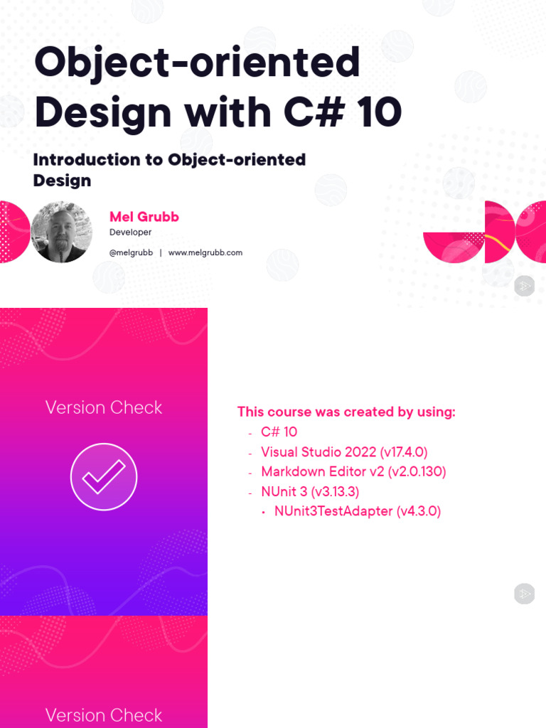 Introduction To Object Oriented Design Slides | PDF | Object Oriented Programming | Class ...