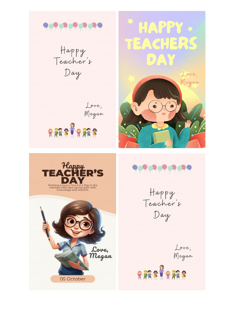 Teachers day sticker | PDF