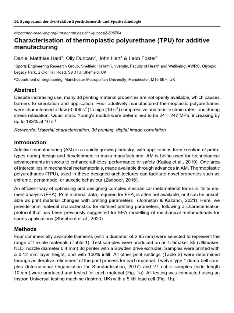 Volltext (PDF) Tpu95a (Ref3) | PDF | Young's Modulus | Stress (Mechanics)