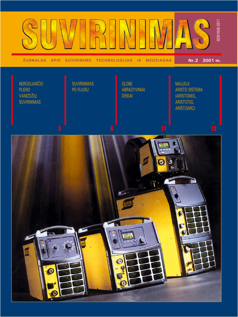 Suvirinimas 2001 Nr. 12 | PDF