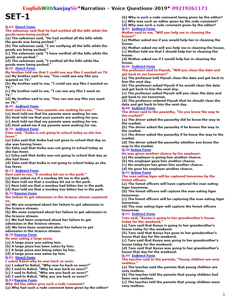 2019 Mains CGL Narration - Voice | PDF