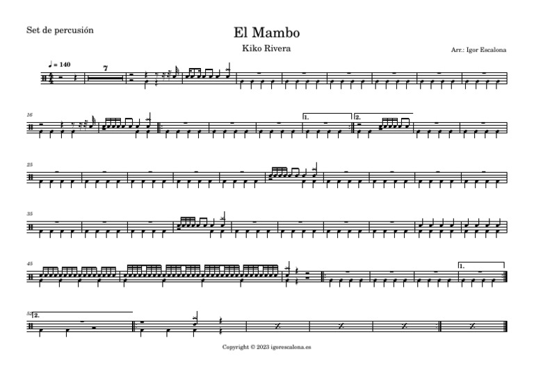 El Mambo-Set_de_percusión | PDF
