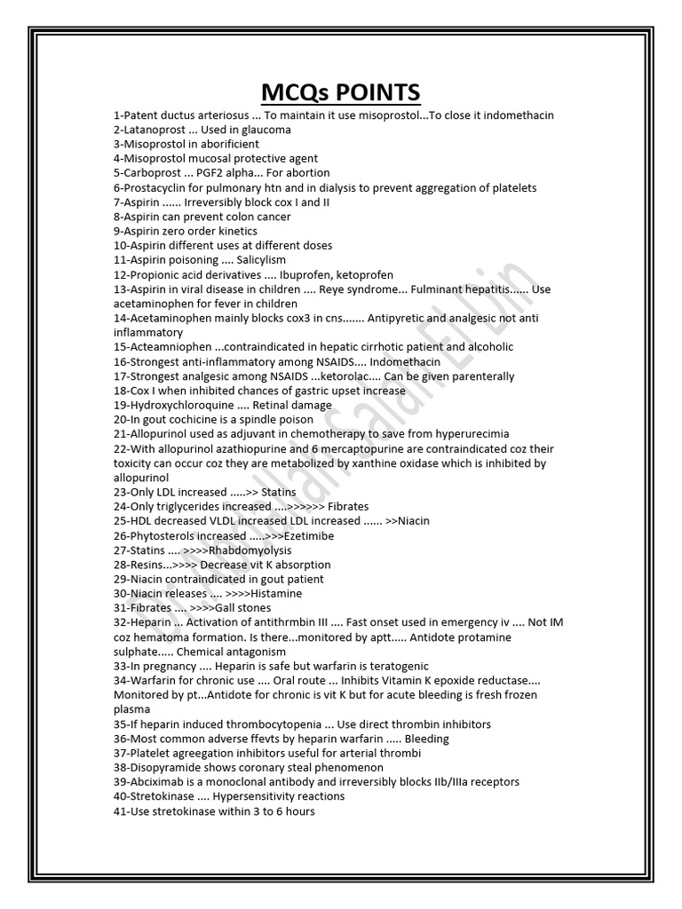 (321 MCQ Points) ..For ..FINAL EXAM... DR..ABDALLAH SALAH EL DIN | PDF