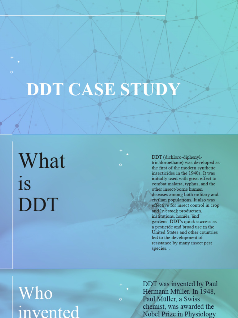 DDT Case Study | PDF | Ddt | Human Impact On The Environment