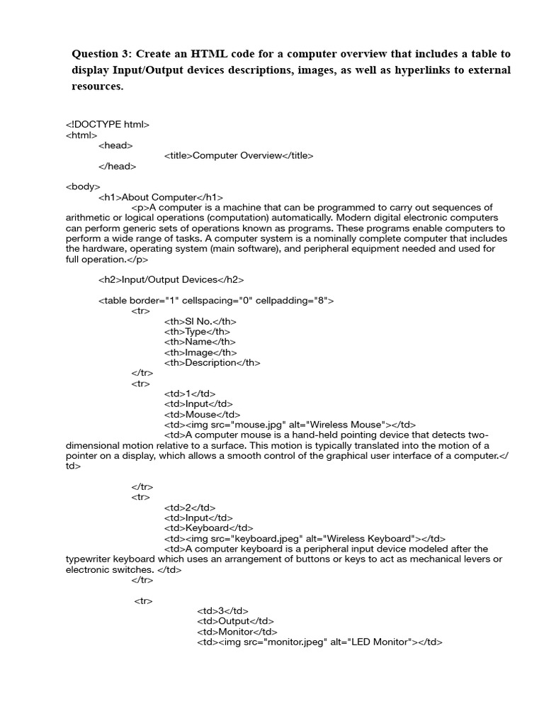 Program 3 | PDF | Printer (Computing) | Computer Keyboard