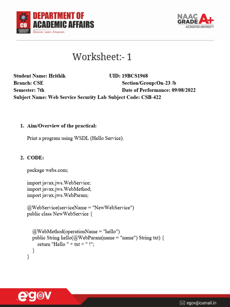Copy1-Worksheet - 1 Wss | PDF