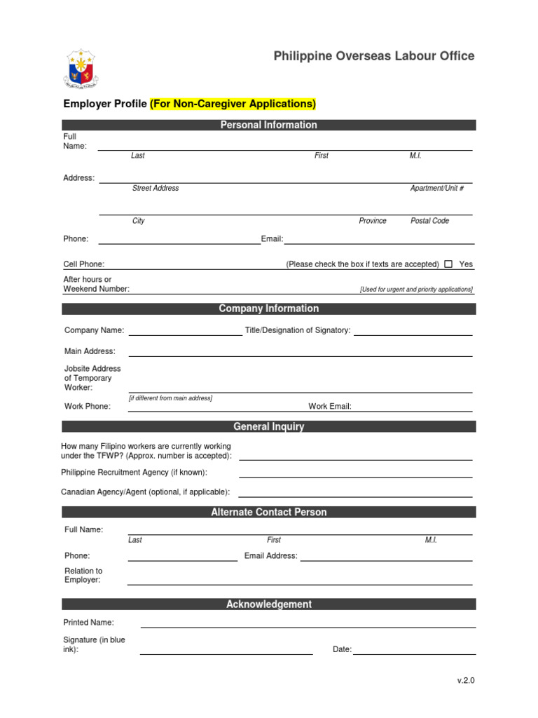 Employer Profile | PDF