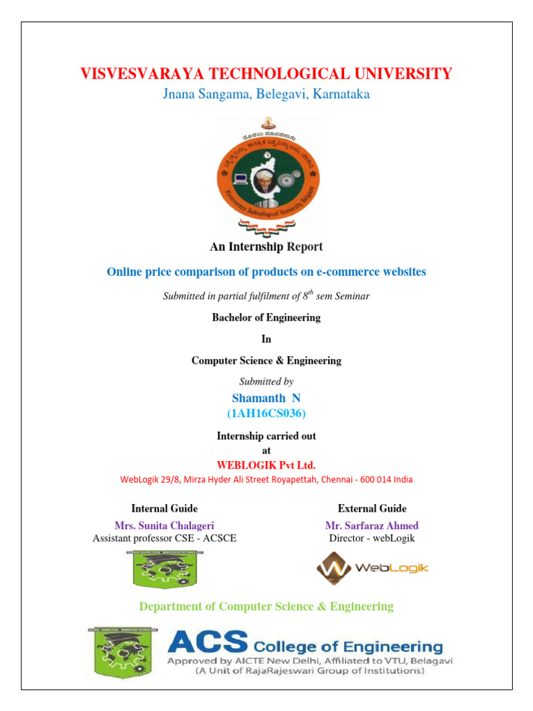 Shamanth Internship Report | PDF | Selenium (Software) | Systems ...