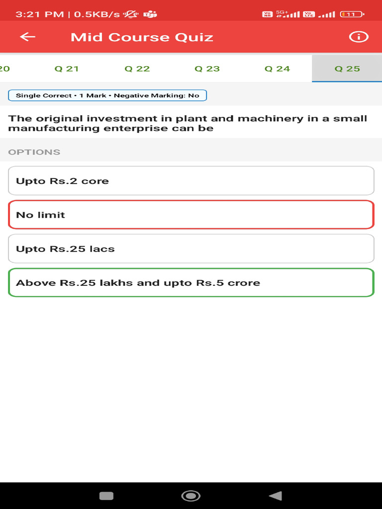 CM - Mid Term Quiz Answers | PDF