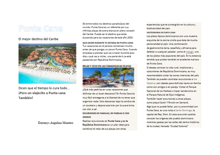 GUIA TURISTICA PUNTA CANA | PDF | República Dominicana