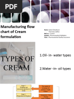 Cream Manufacturing Process Overview | PDF