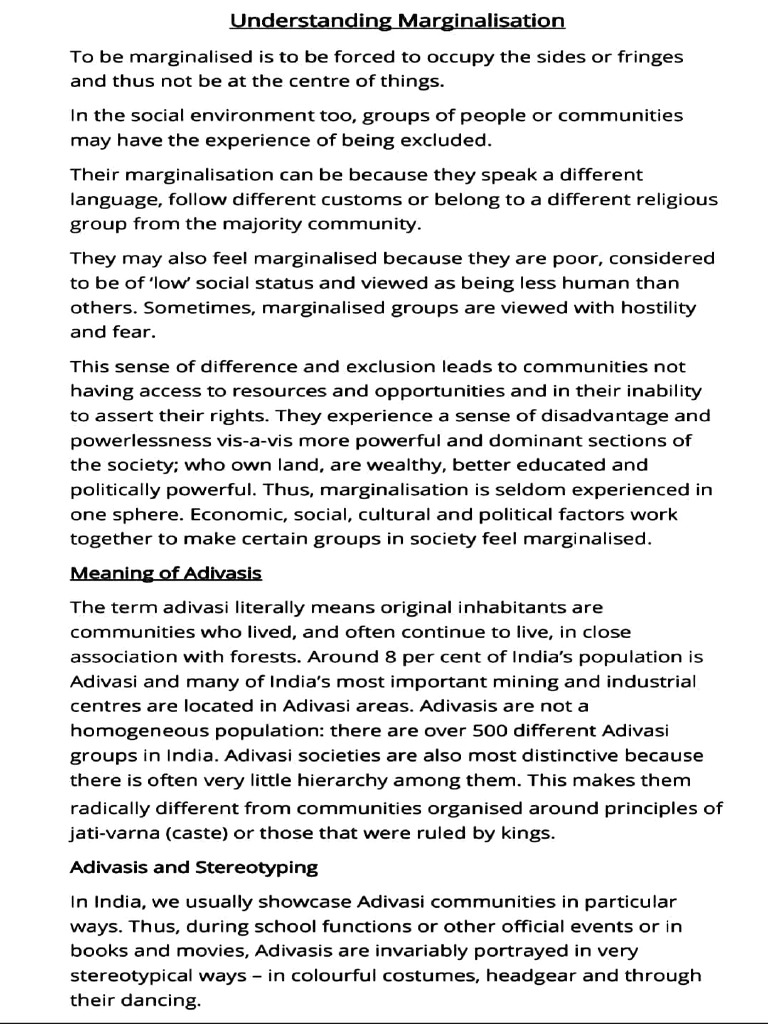 SST notes class 8 | PDF | Social Exclusion | Agriculture