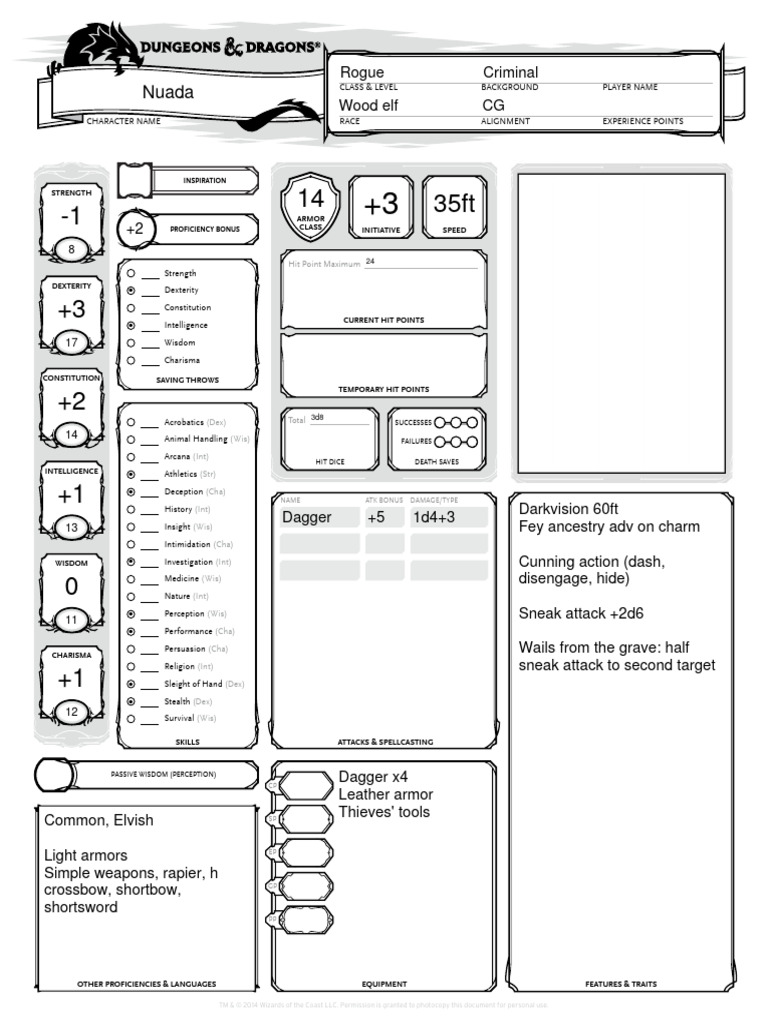 Rogue | PDF | D20 System | Fantasy Role Playing Games