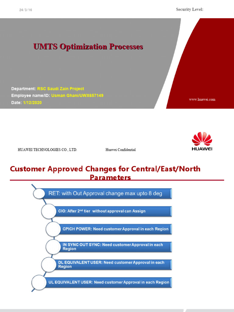 UMTS Optimization & KPI Guide | PDF | High Speed Packet Access | Computer Science