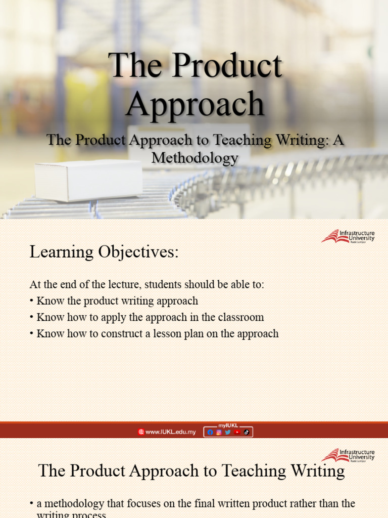 Lecture 4&5 - The Product Writing Approach | PDF | Vocabulary | Methodology
