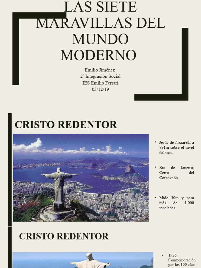 Siete Maravillas del Mundo Moderno | PDF