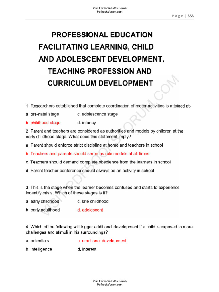 ProfEd Reviewer | PDF