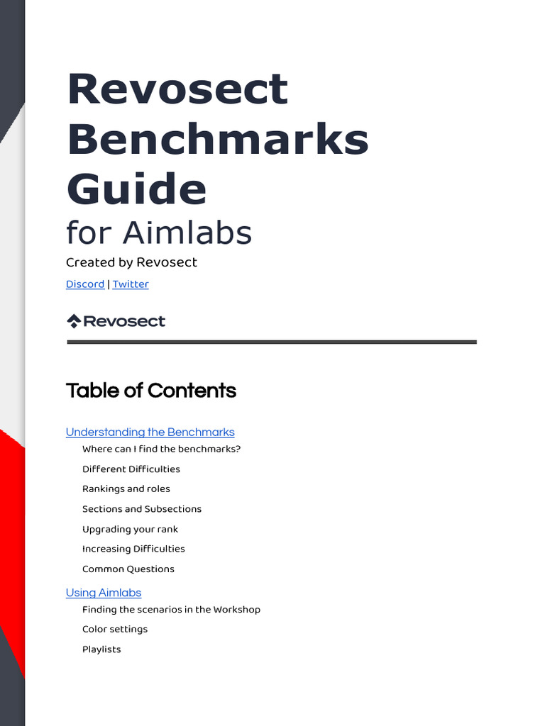 Revosect Benchmarks Guide | PDF | Latency (Engineering) | Benchmark ...