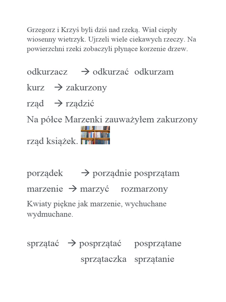 Dyktando RZ Niewymienne | PDF