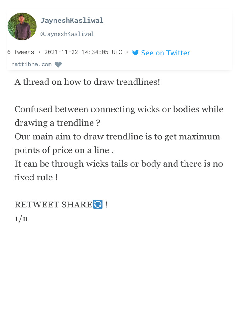 Trendline Trading | PDF