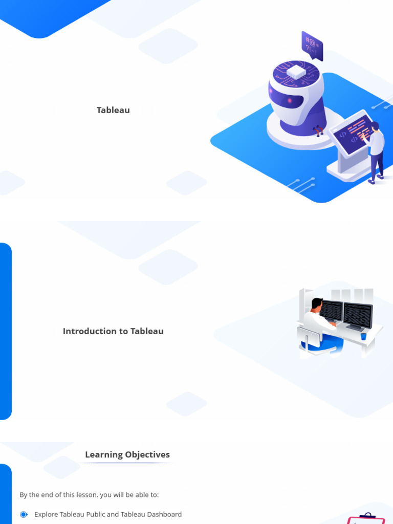 Lesson 03 Introduction To Tableau | Download Free PDF | Json ...