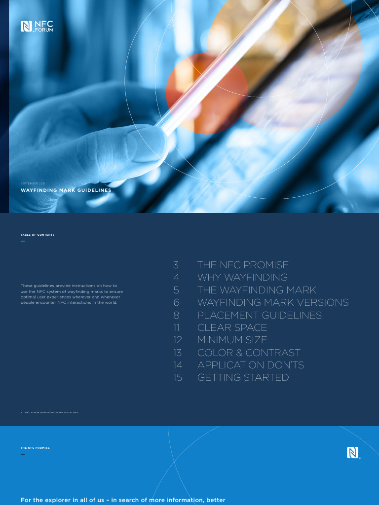 NFC Wayfinding Mark Guidelines 111622 | PDF