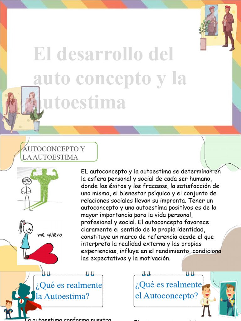 El Desarrollo Del Autoconcepto y La Autoestima | PDF | Autoestima ...