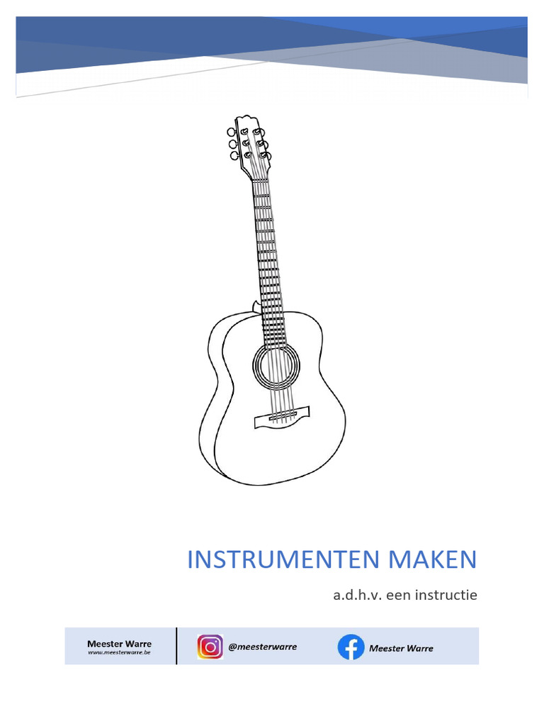 Instrumenten Maken A.D.H.V. Instructies | PDF