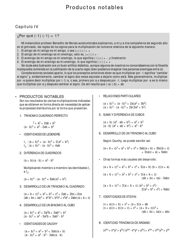 Algebra_5 de secundaria_cap III | PDF | Multiplicación | Sintaxis (Lógica)