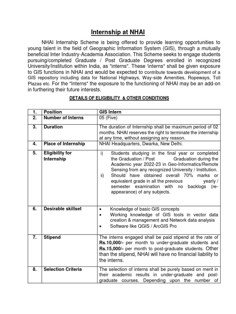 Advt_for_Internship | PDF | Geographic Information System | Internship