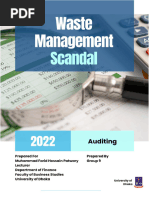 Waste Management Scandal 1998 | PDF | Expense | Depreciation