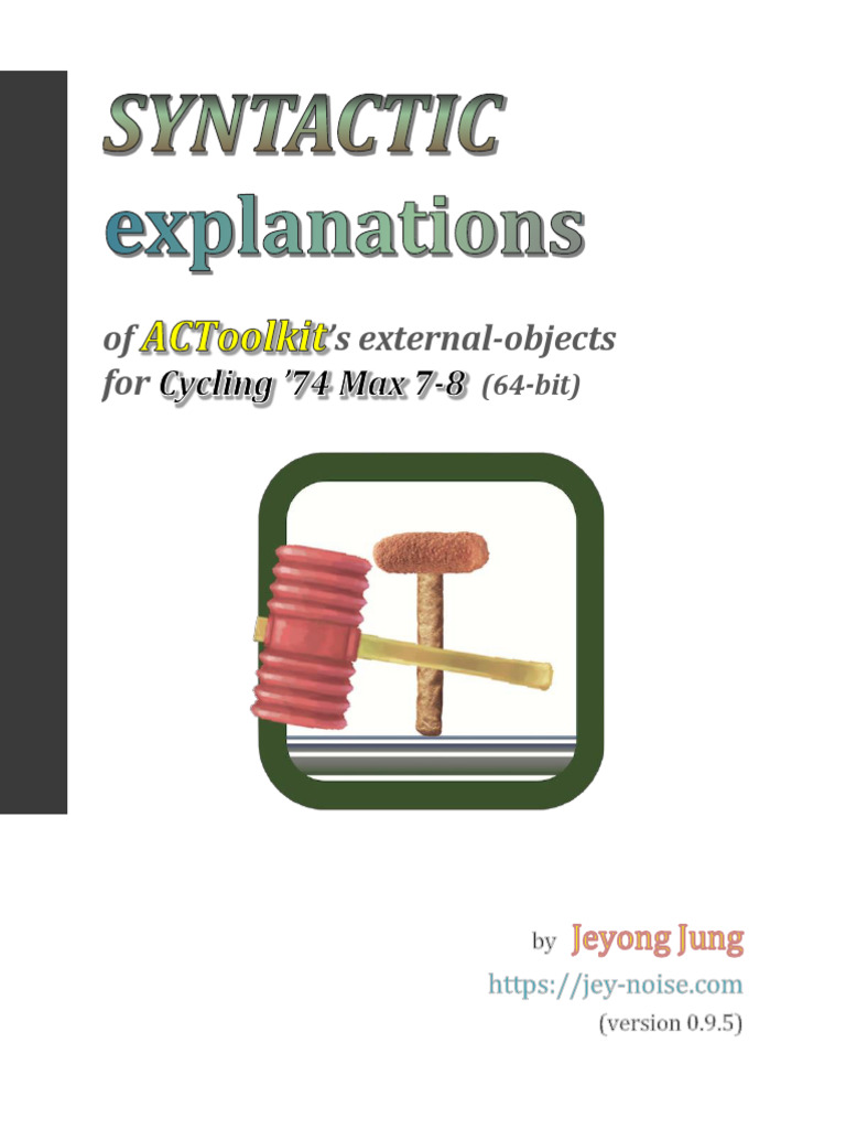 Syntactic Explanations of ACToolkit Objects | PDF | Frequency | Phase ...