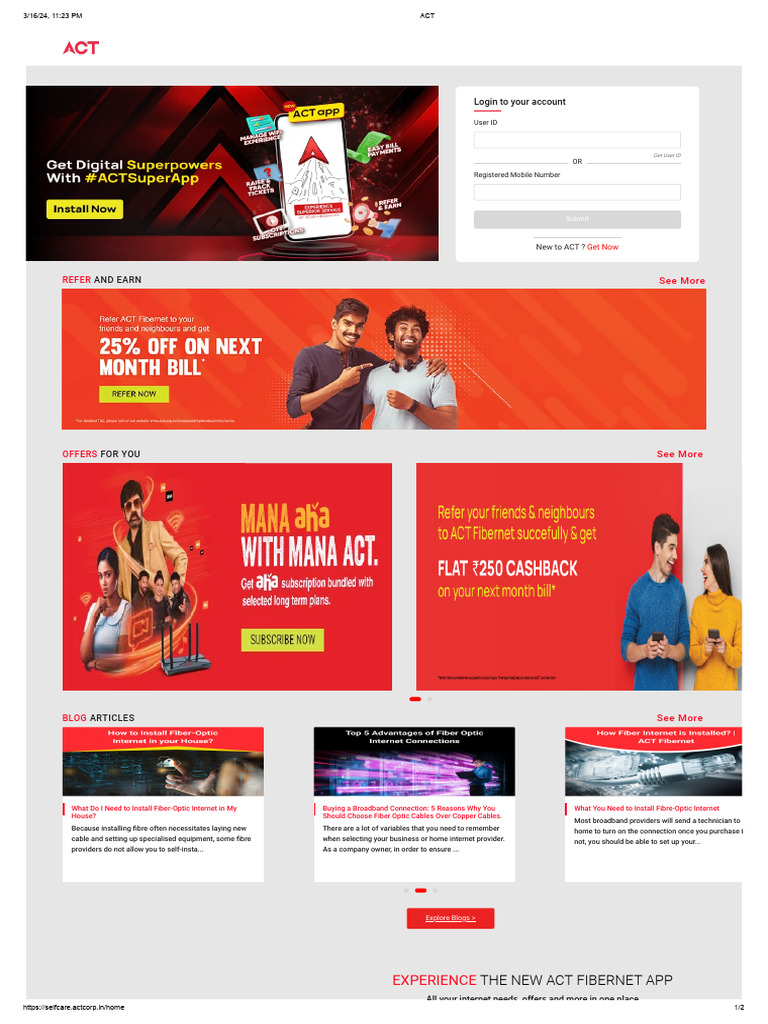 ACT Login Management Latest | PDF | Fiber Optic Communication | Optical ...