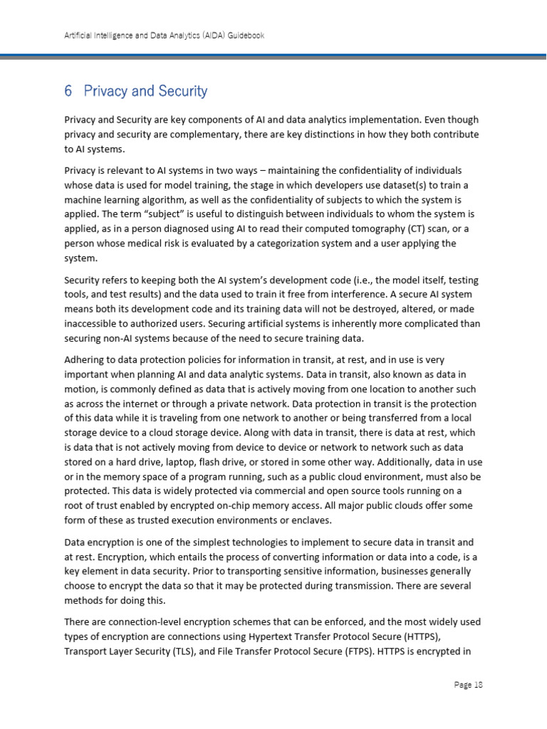 ATARC AIDA Guidebook - FINAL K | PDF | Encryption | Key (Cryptography)