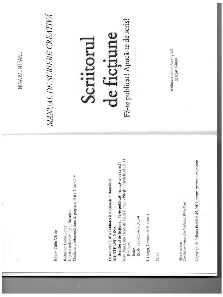 Manual de Scriere Crativa - Nina MUNTEANU - p2 | PDF