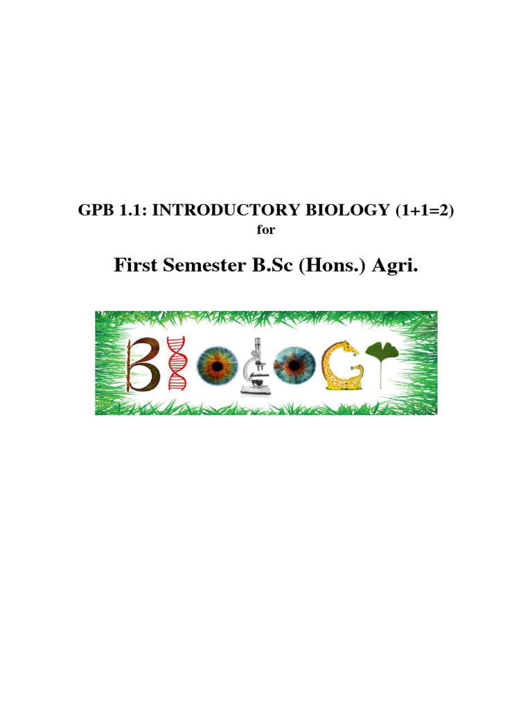 GPB 1.1 | PDF | Taxonomy (Biology) | Homology (Biology)