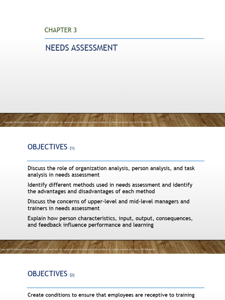 Ch3 - Needs Assessment | PDF