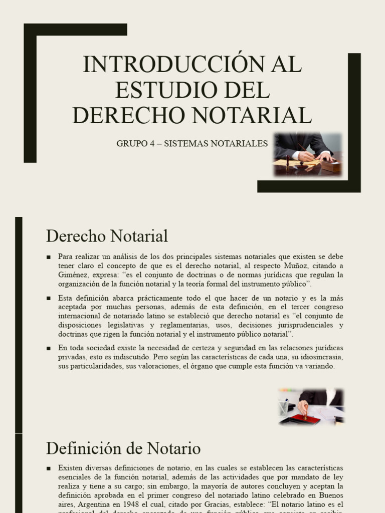 Sistemas Notariales | PDF Sistemas Notariales | PDF