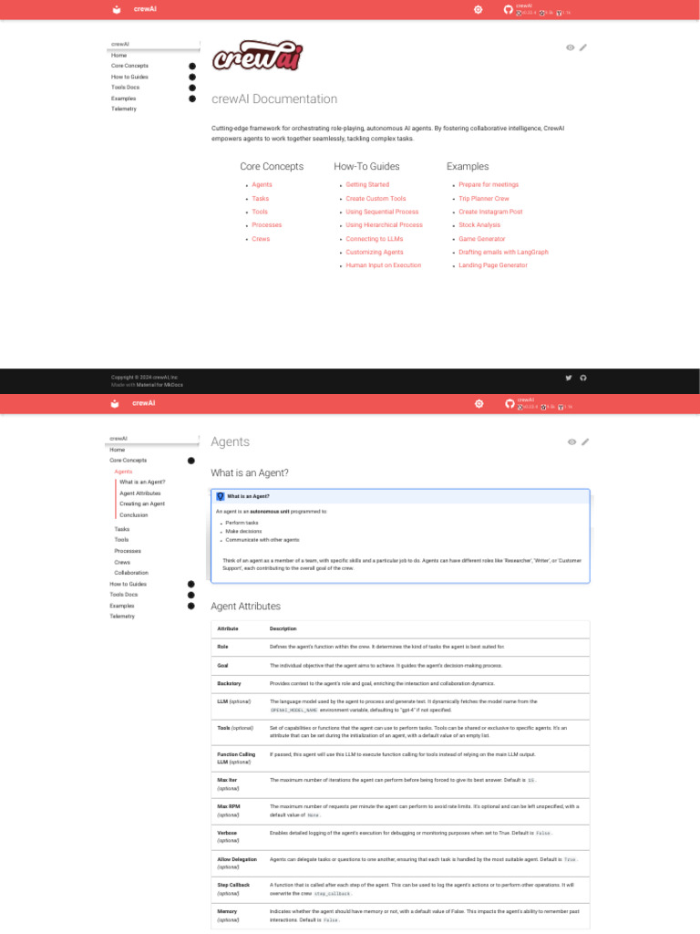 Documentacao Crewai | PDF | Artificial Intelligence | Intelligence (AI) & Semantics