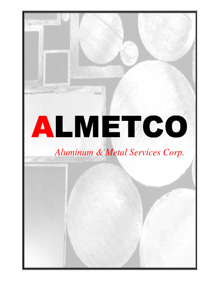 Aluminum & Metal Services Catalog | PDF | Sheet Metal | Extrusion