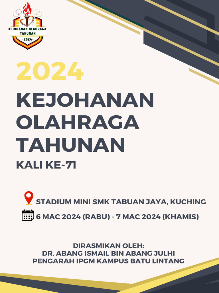 Buku Program Kot 2024 | PDF