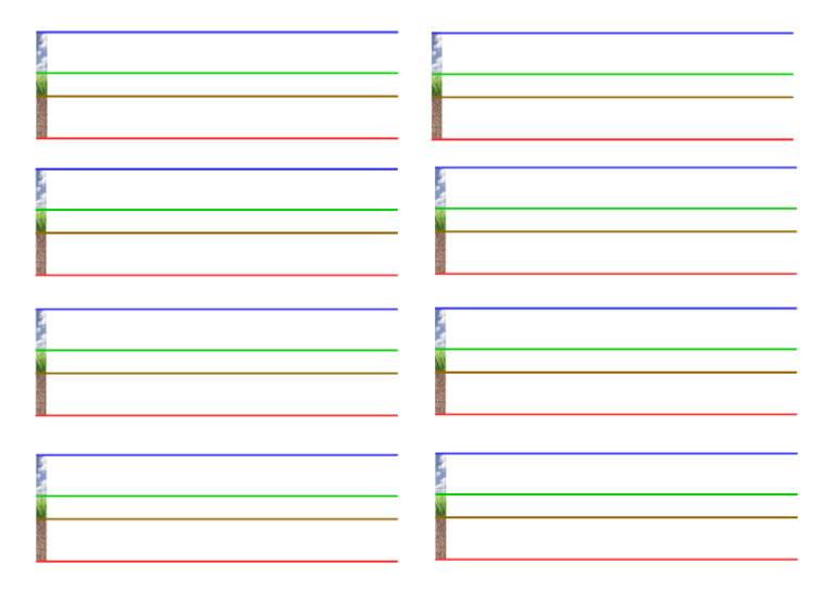 Fiche Lignes Écriture Vierge | PDF