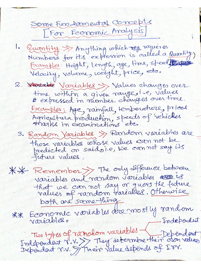 Fundamental Concept | PDF